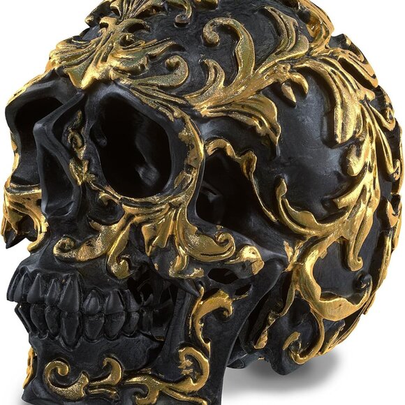 Other | Small Size Human Skull Resin Statue Head Sculptures Skull ...